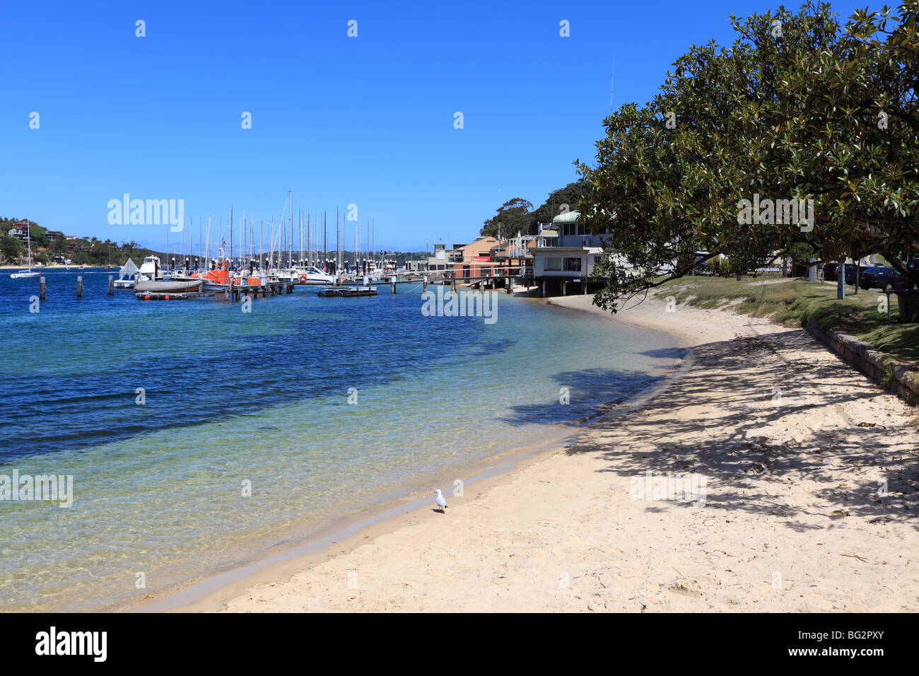 A small beach near the Spit at Middle Harbour, Sydney Stock Photo - Alamy