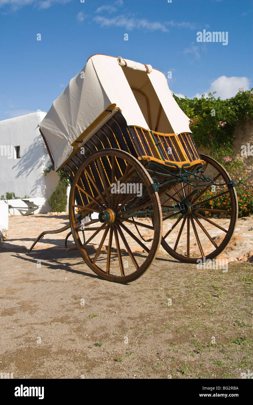 Typical Ibizan cart, Ibiza, Spain Stock Photo - Alamy