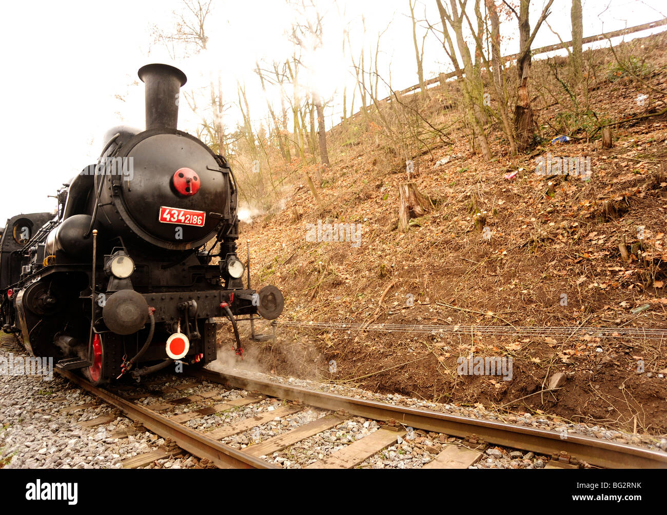 Steam Locomotive coal tank engine railway railroad Stock Photo - Alamy
