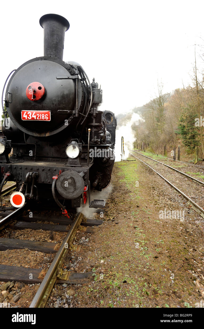 Steam Locomotive coal tank engine railway railroad Stock Photo - Alamy