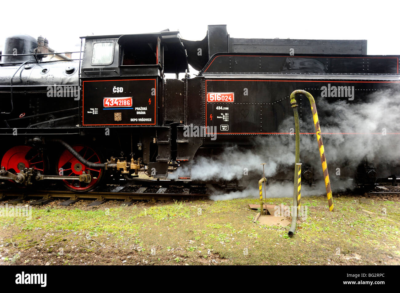 Steam Locomotive coal tank engine railway railroad Stock Photo - Alamy