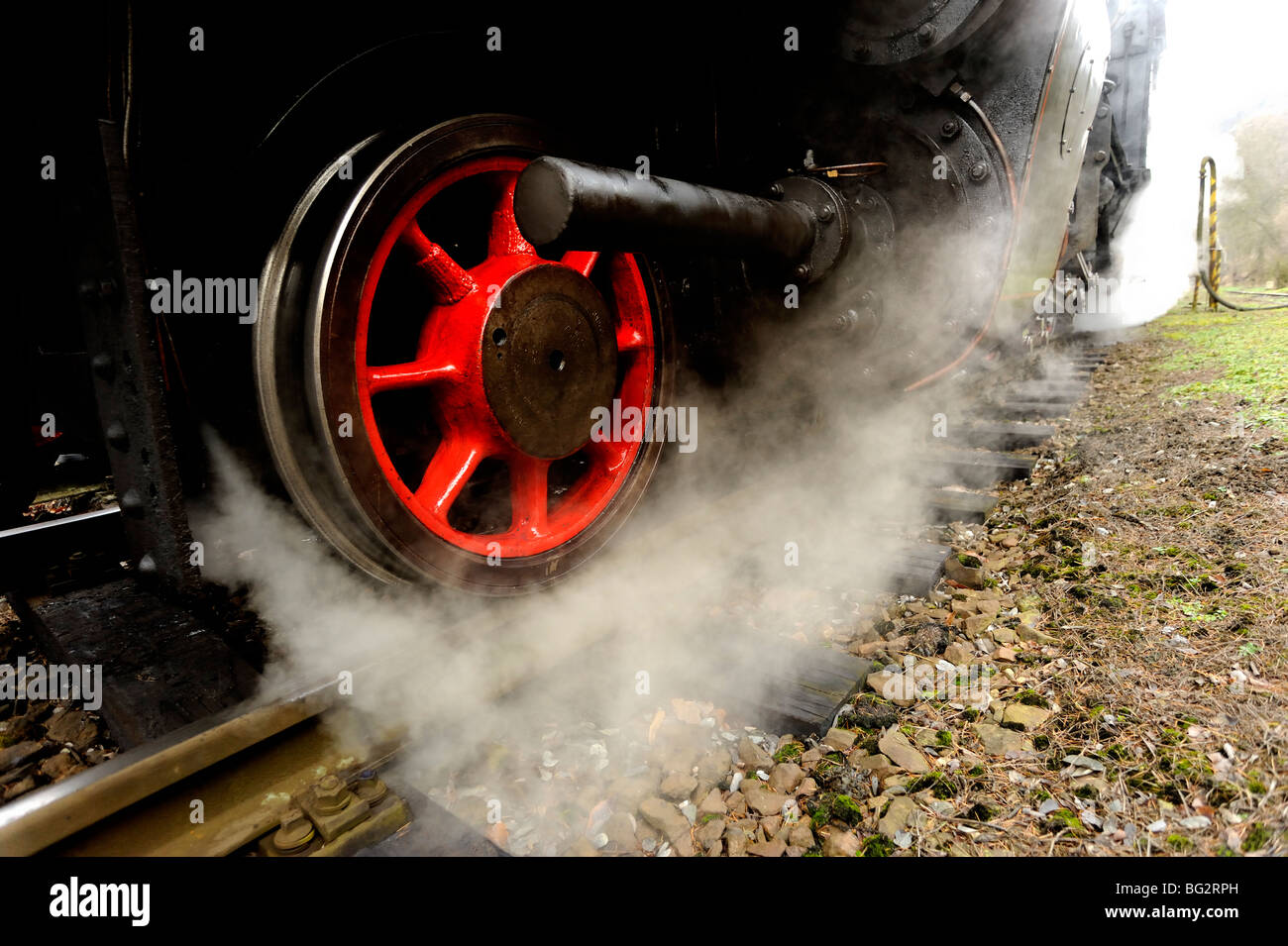 Steam Locomotive coal tank engine railway railroad Stock Photo - Alamy