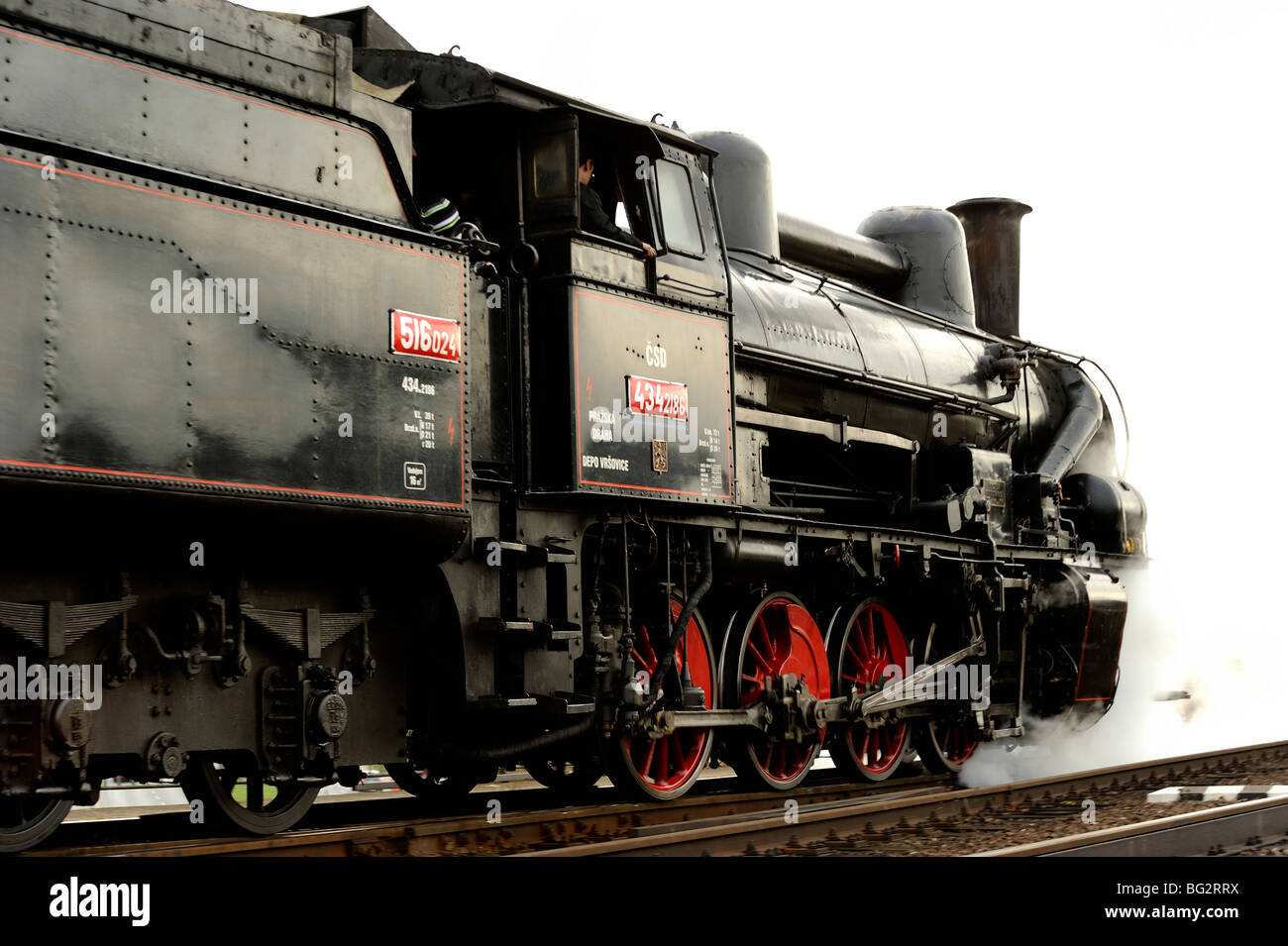 Steam Locomotive coal tank engine railway railroad Stock Photo - Alamy