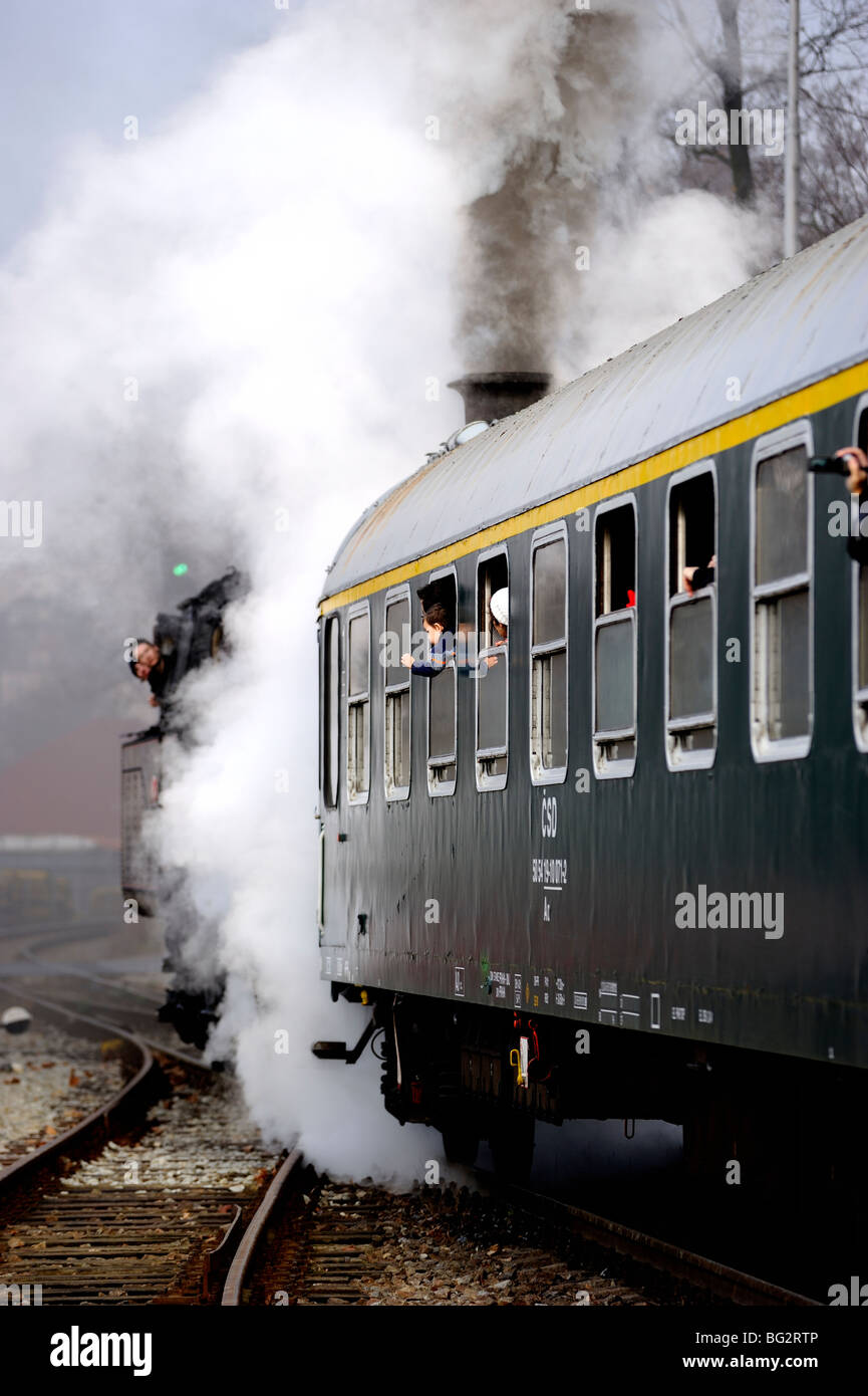 Steam Locomotive coal tank engine railway railroad Stock Photo - Alamy