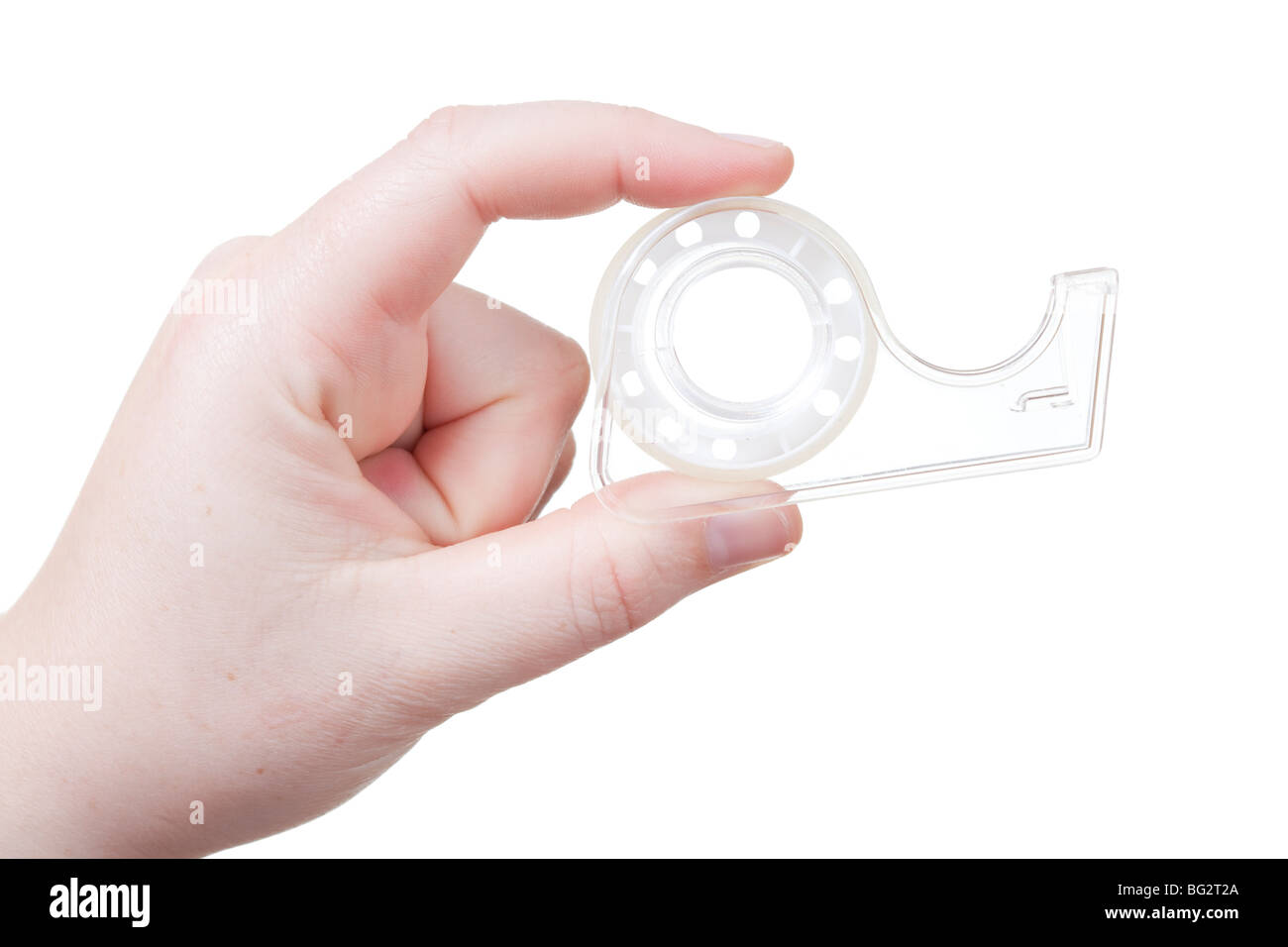 Cellotape hand hi-res stock photography and images - Alamy