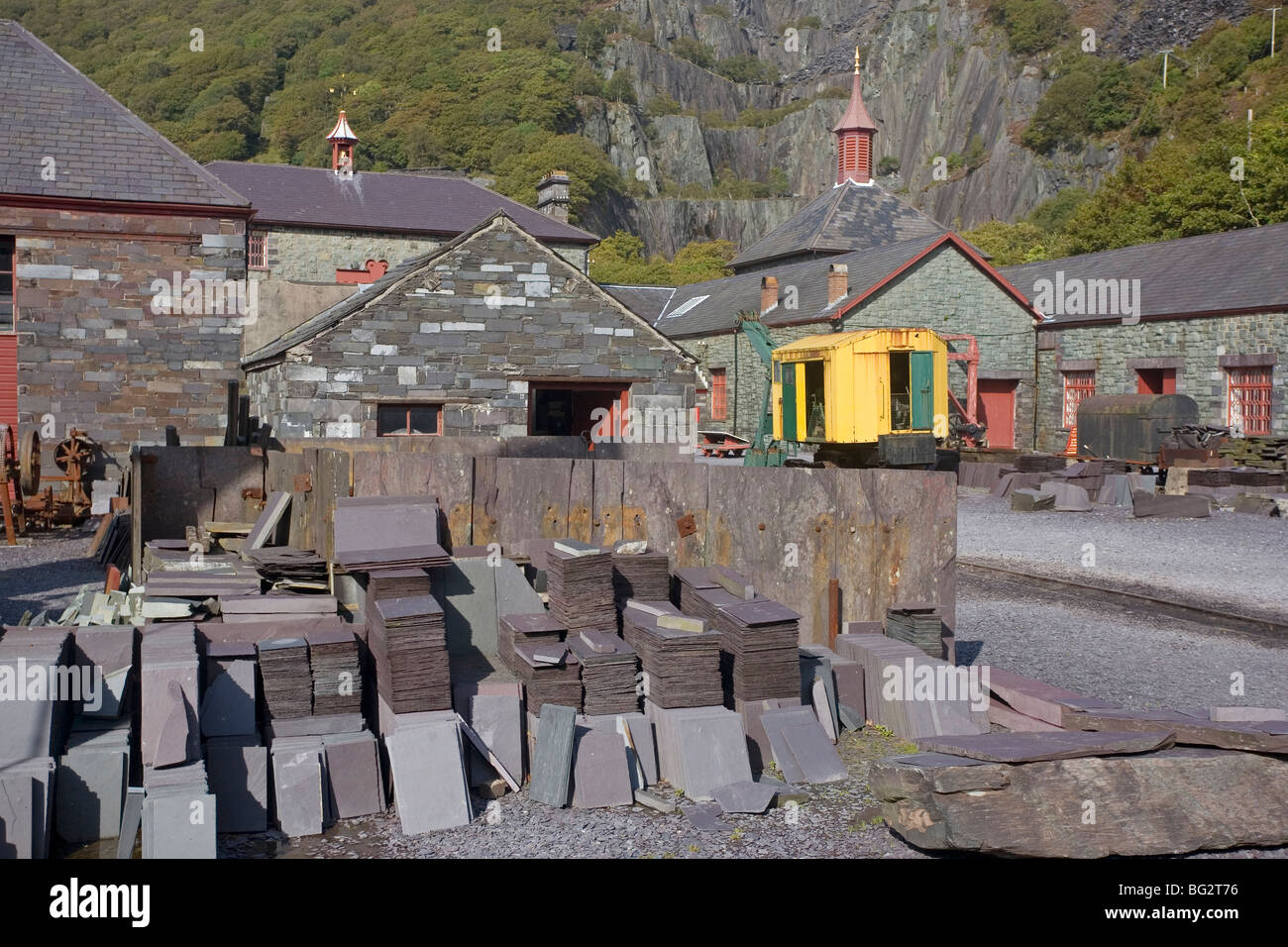 National Slate Museum, Llanberis, Wales Stock Photo - Alamy