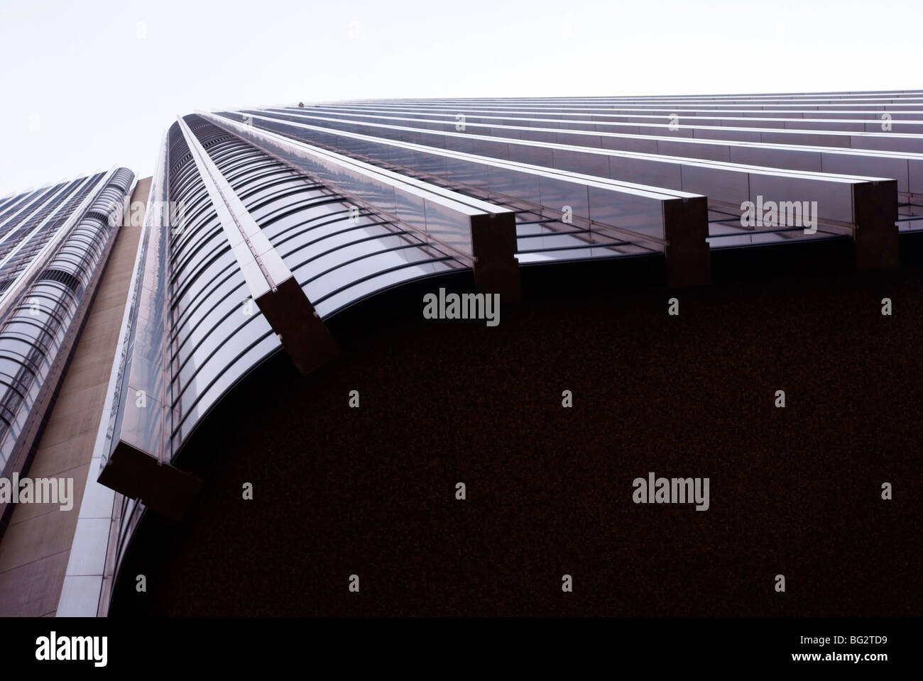 Details of the cladding of Tower 42, Formerly the Natwest Tower, in the ...
