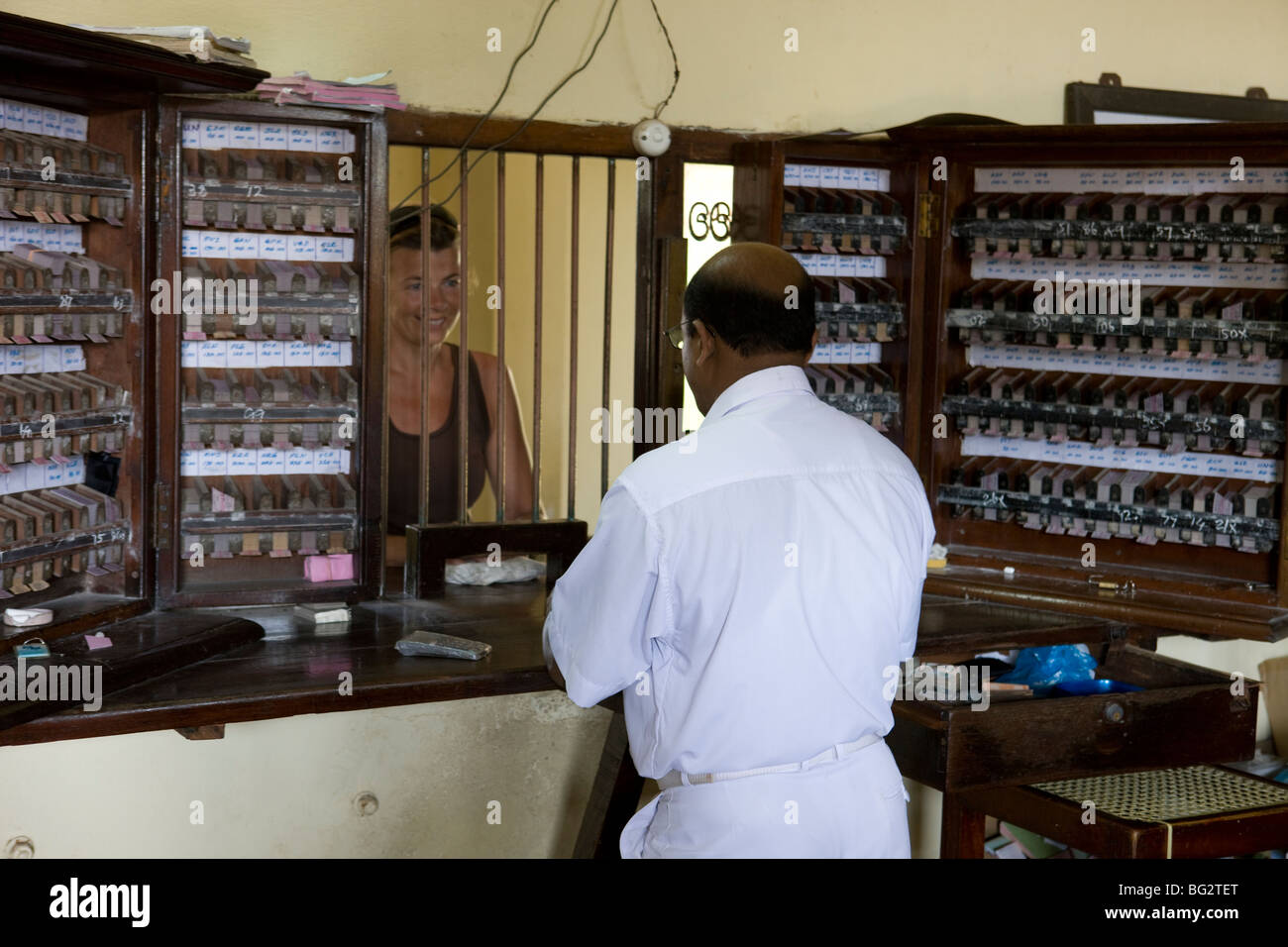 Train ticket office, Hikkaduwa, Sri Lanka Stock Photo - Alamy