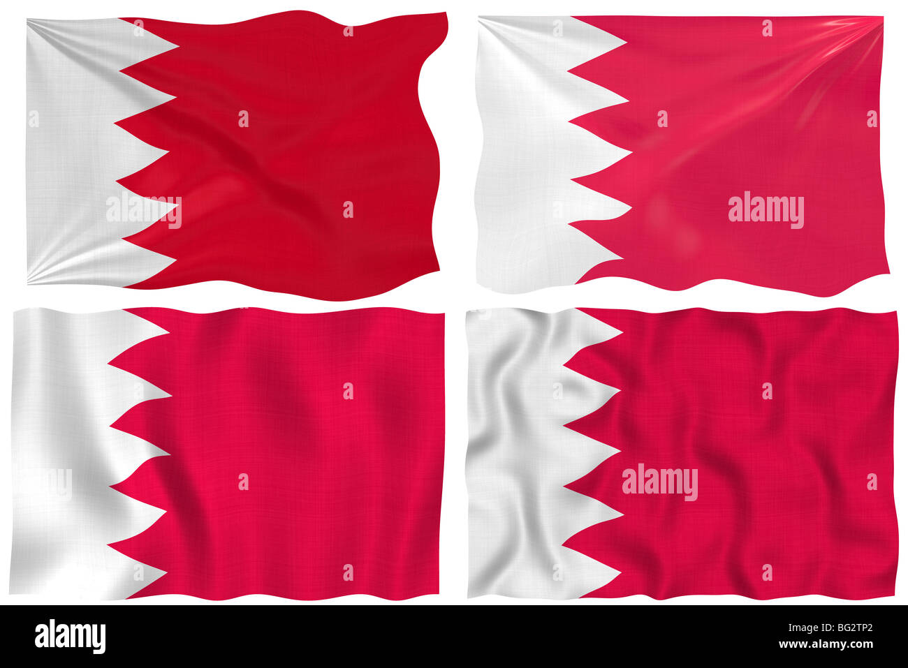 Great Image of the Flag of Bahrain Stock Photo - Alamy