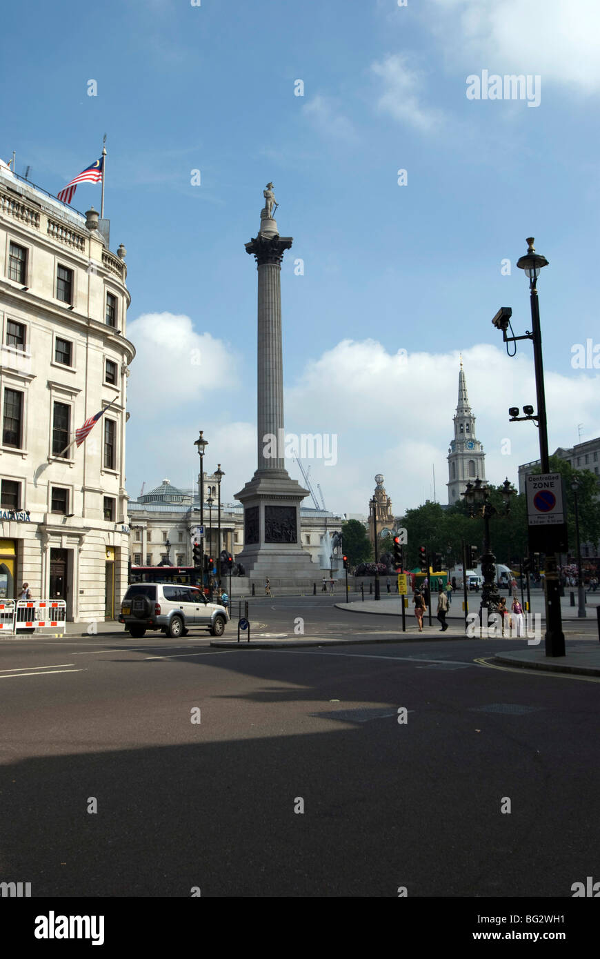 Nelson's Column, Trafalgar Square, London Stock Photo - Alamy