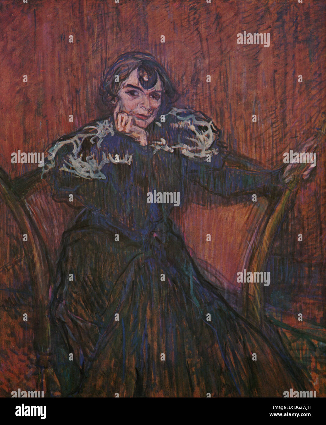 Henri de Toulouse-Lautrec Madame Berthe Bady 1897 Oil on cardboard ...