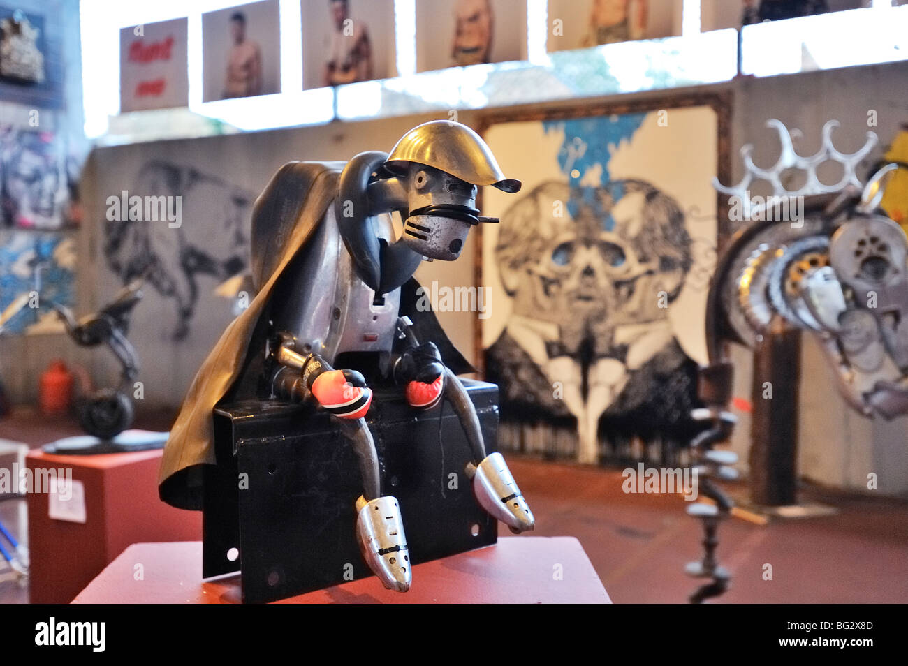 Street art from Mutoid Waste and UK's leading graffiti artists at ...