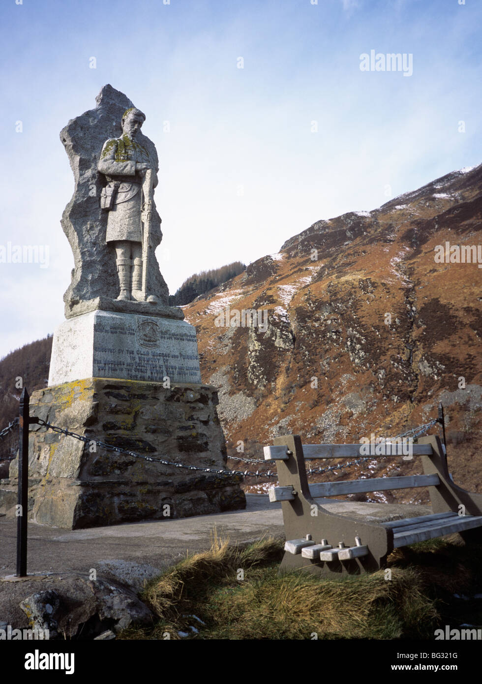 Morvich Scottish Higlhands Scotland UK. First World War Memorial ...