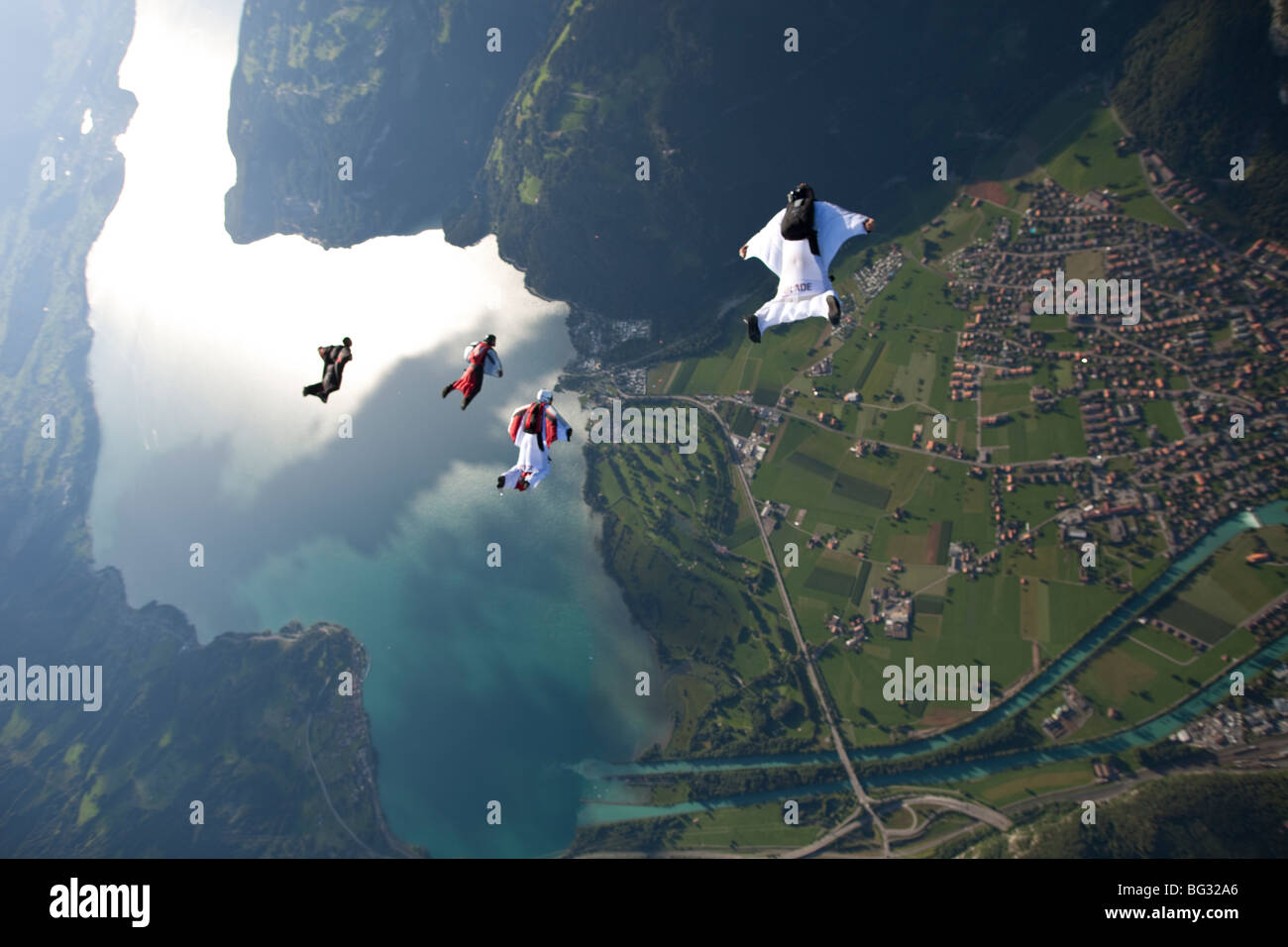 Sky diver formation hi-res stock photography and images - Alamy
