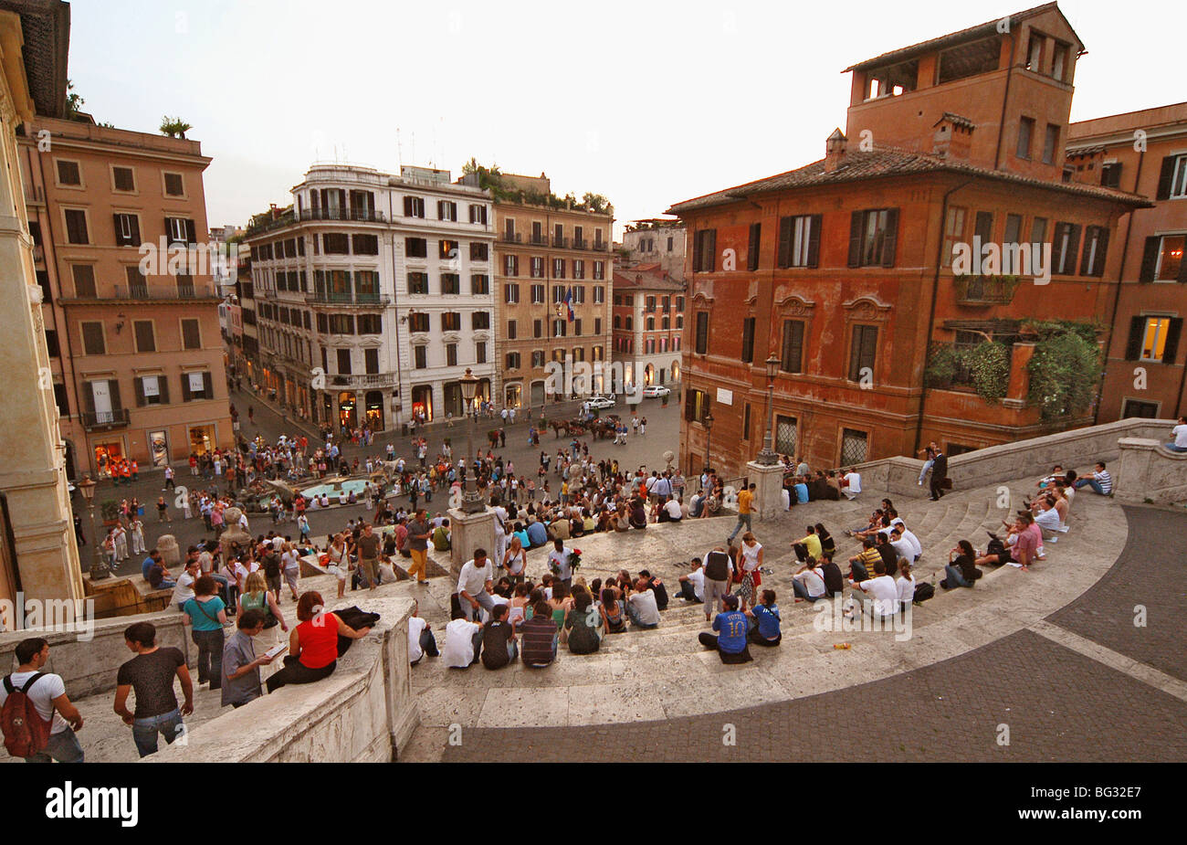 Rome's spanish steps hi-res stock photography and images - Alamy