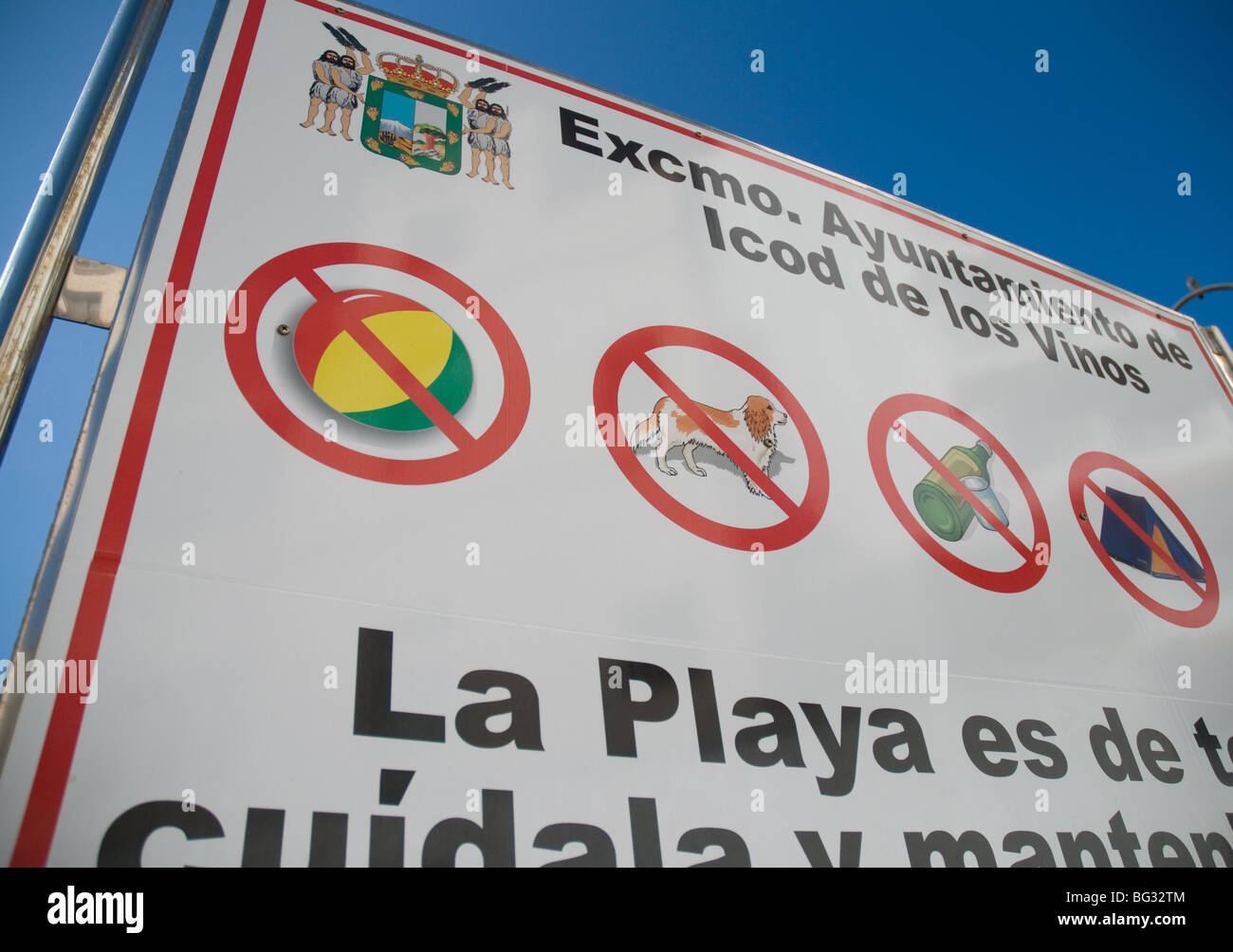 Playa Beach Sign High Resolution Stock Photography and Images - Alamy