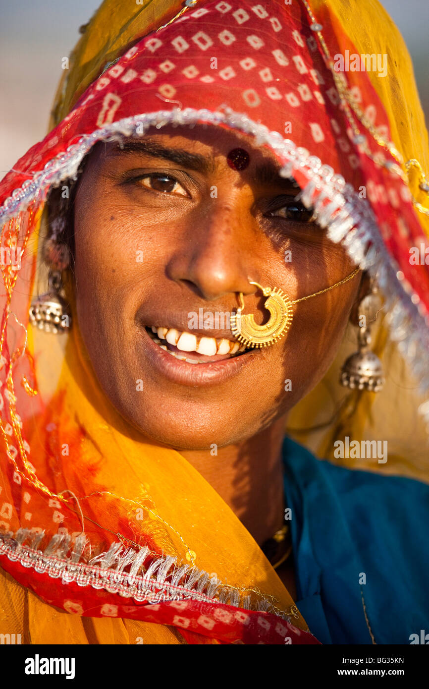 Rajput woman at the Camel Fair in Pushkar India Stock Photo - Alamy