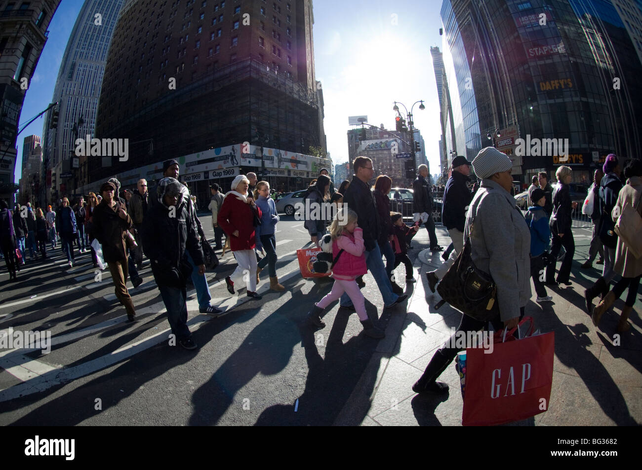 Shoppers outside gap store in hi-res stock photography and images - Alamy
