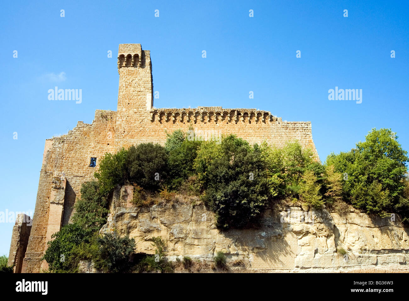 The Rocca Aldobrandesca, Sovana, Grosseto, Tuscany, Italy, Europe Stock ...