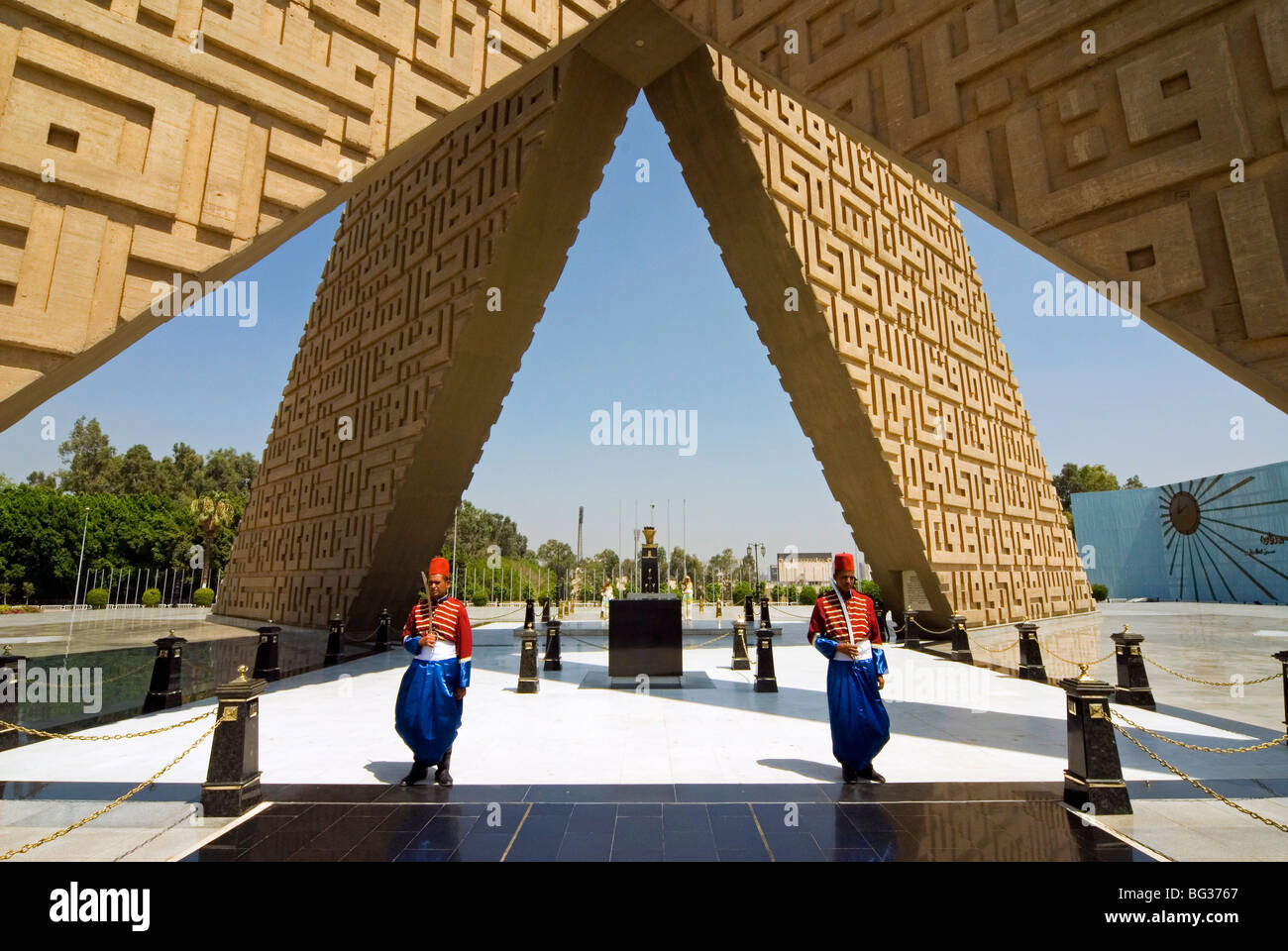 Soldier Memorial and Anwar Sadat Tomb, Nasser City, Cairo, Egypt, North ...
