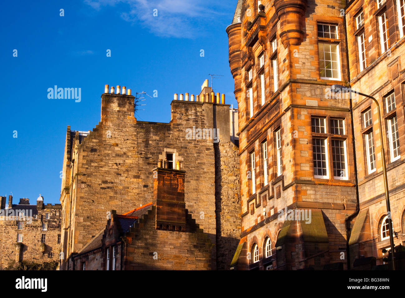 Scotland, Edinburgh, Castle Hill. Architecture of Castle Hill School ...