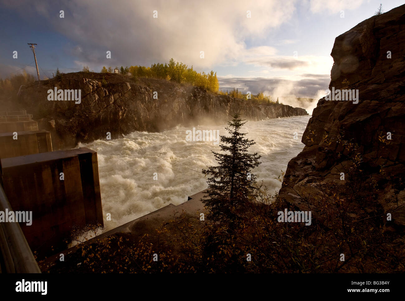 Rat River Dam northern Manitoba Canada Stock Photo - Alamy