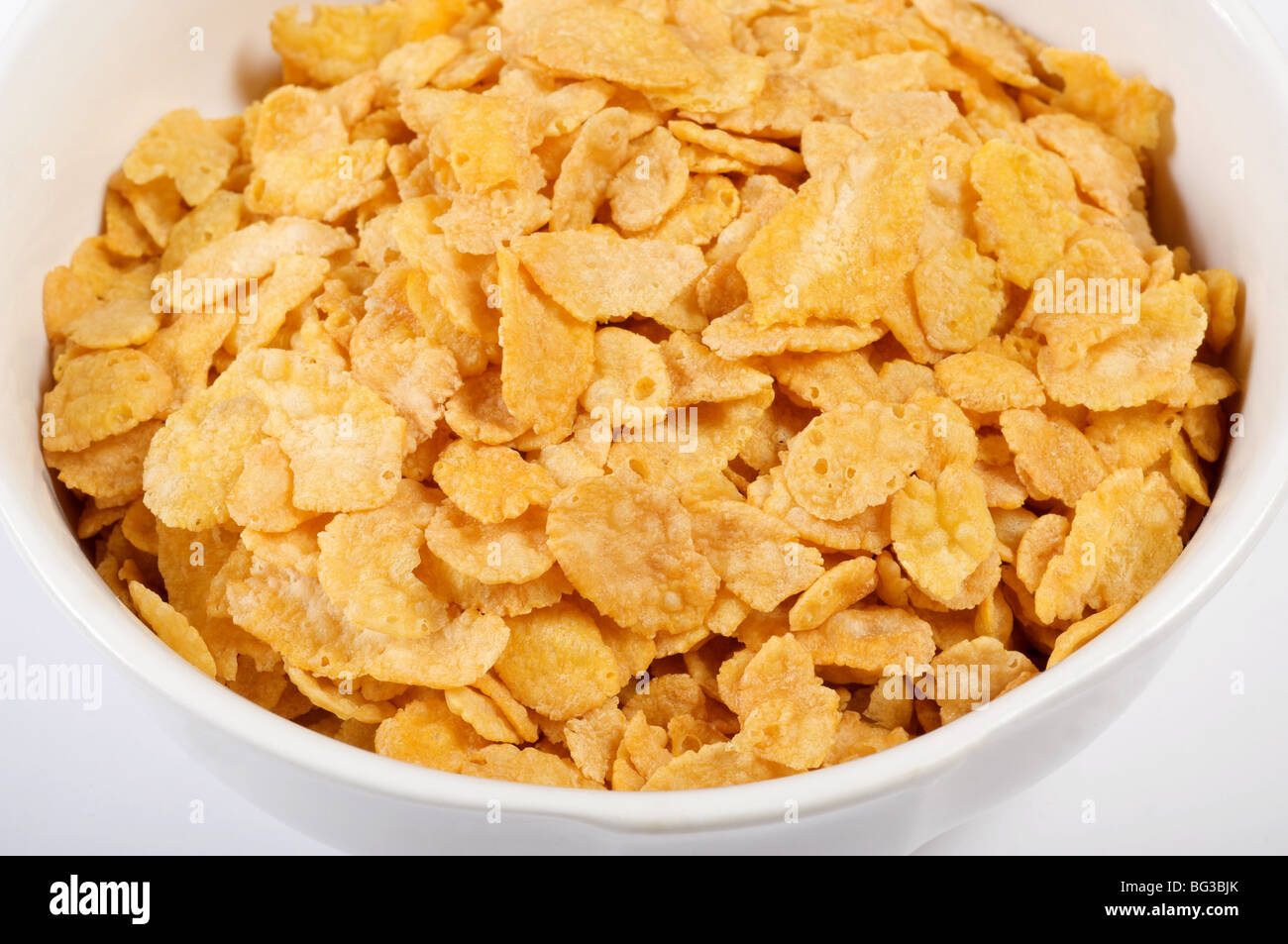 Bowl of cornflakes Stock Photo - Alamy
