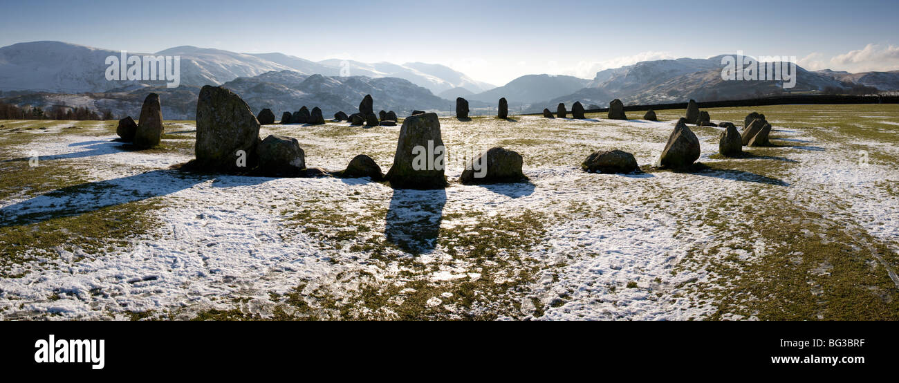 Castlerigg prehistoric stone circle hi-res stock photography and images ...