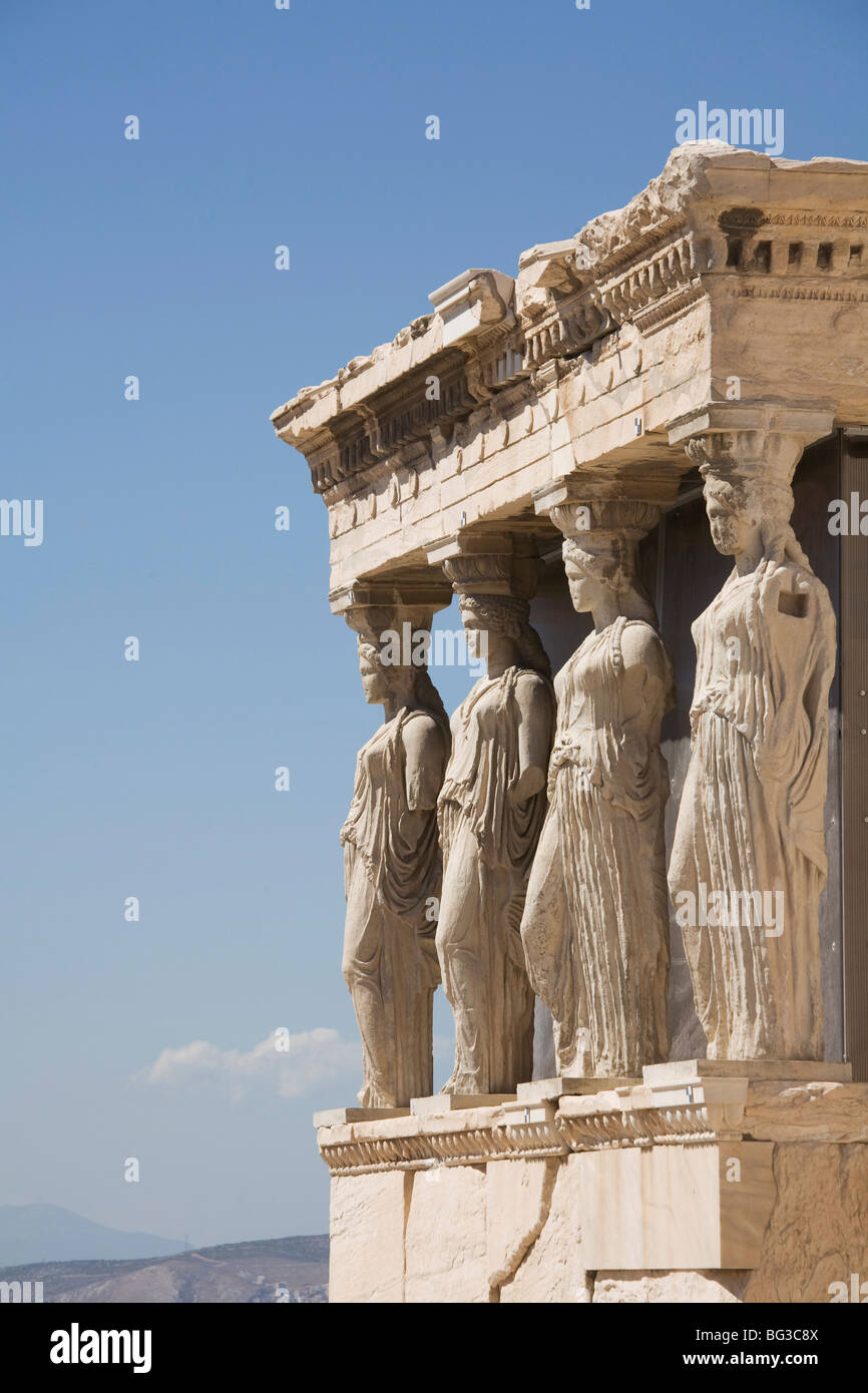 The Erechtheion temple, Acropolis, UNESCO World Heritage Site, Athens, Greece, Europe Stock ...