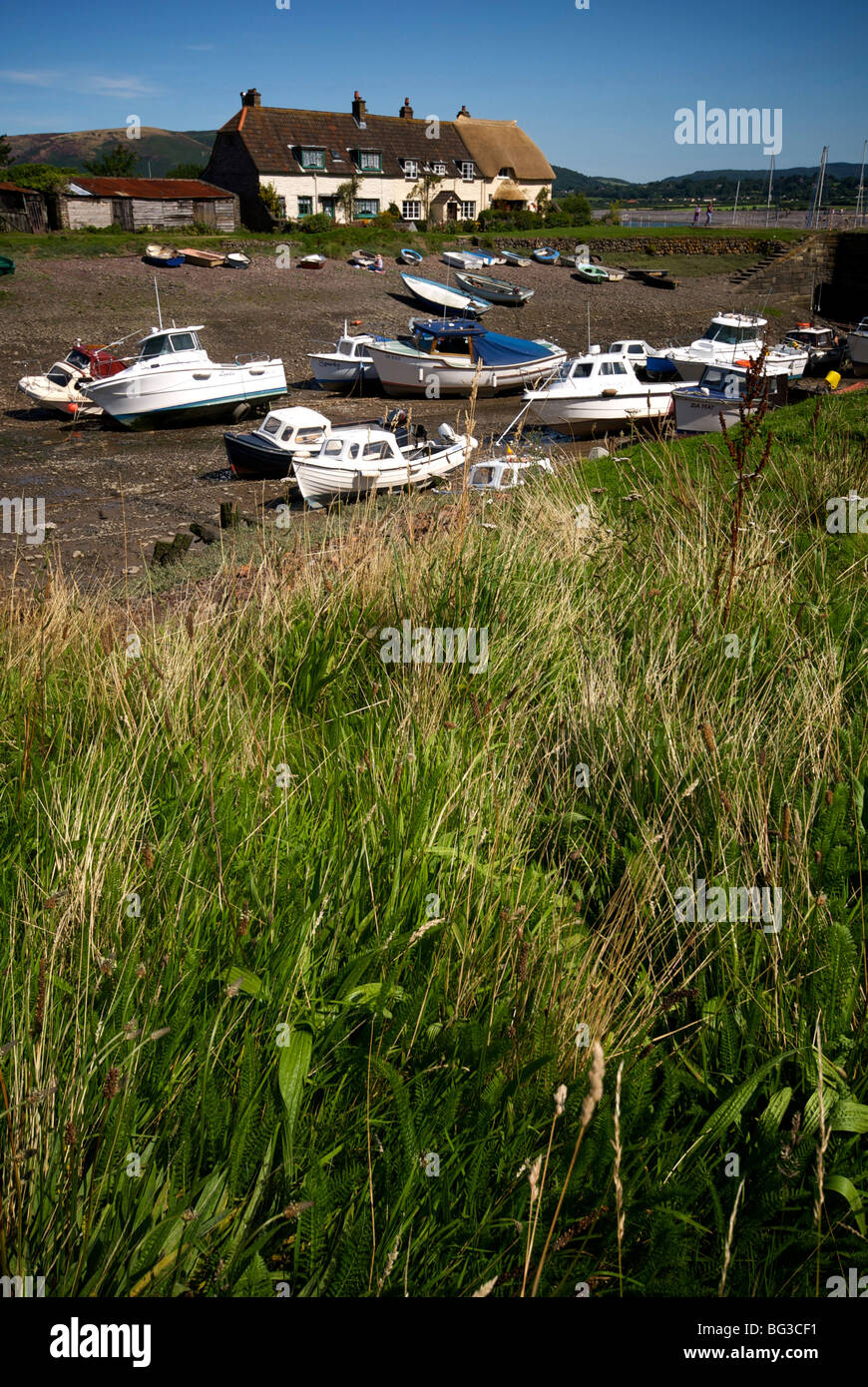 Porlock Weir Somerset Exmoor National Park Sea Lock Harbour Harbor ...