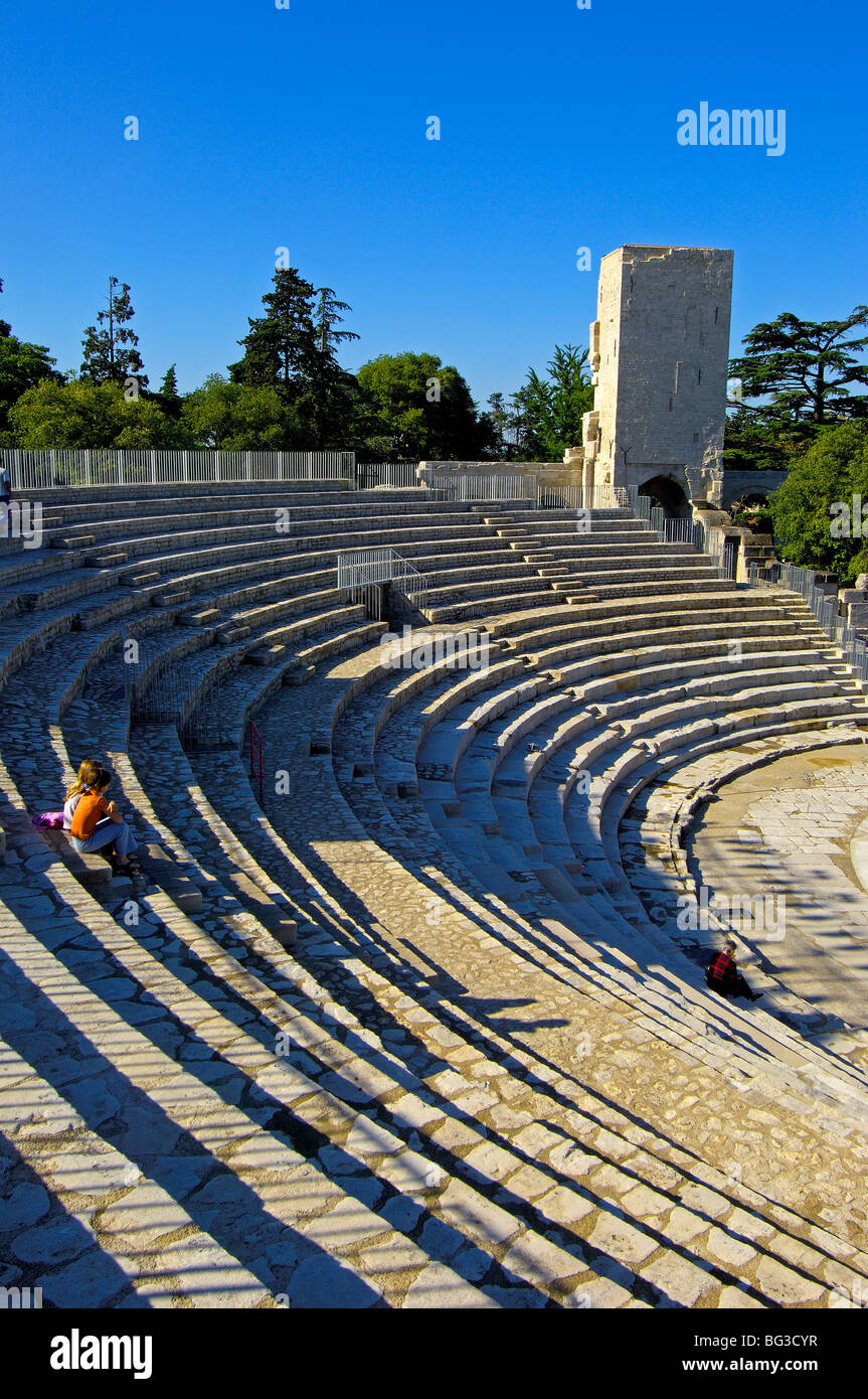 Roman Theatre. Arles. Bouches du Rhone. Provence. France Stock Photo ...