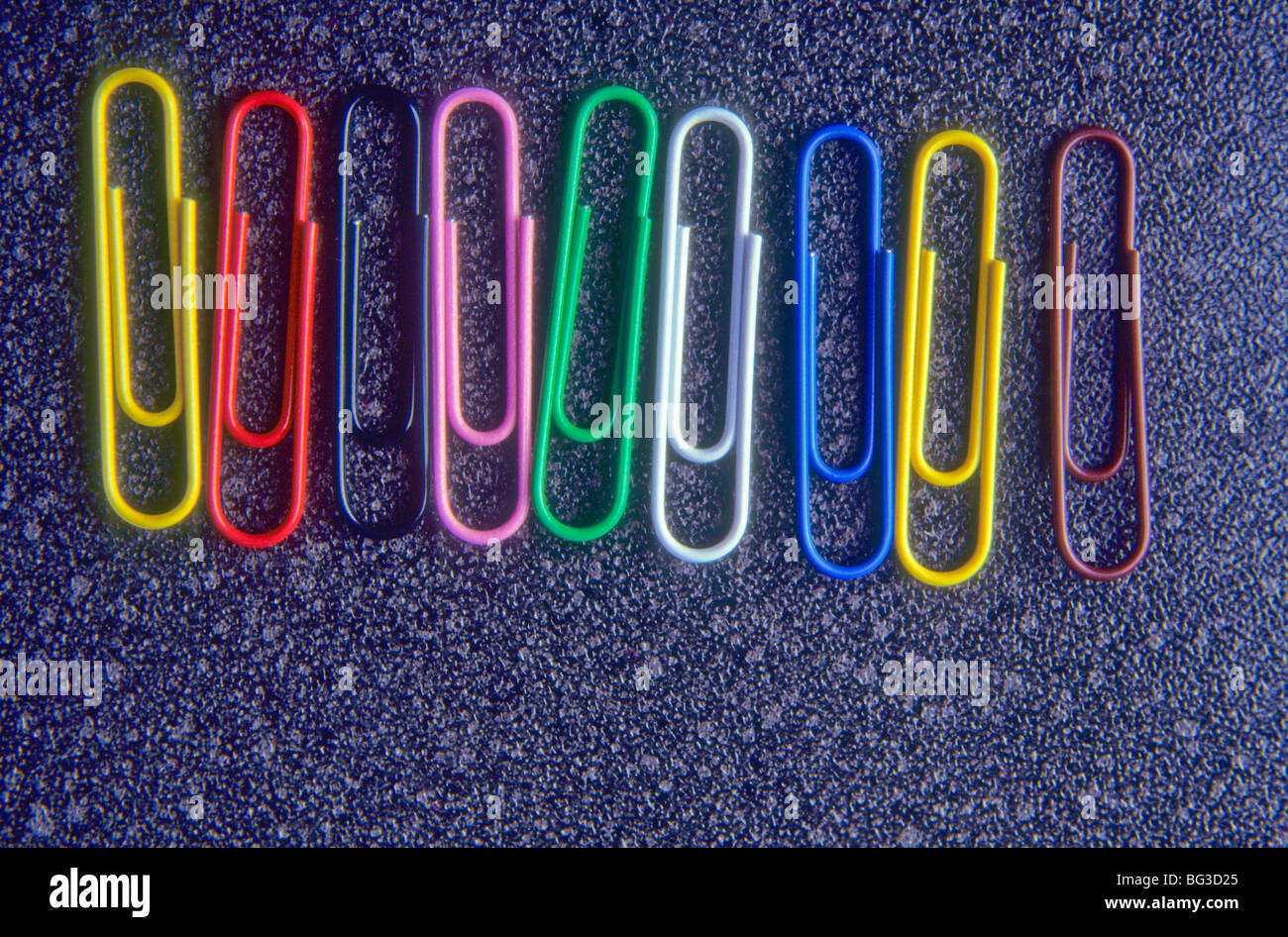 set variety office supply tool equipment idea rainbow spectrum Stock ...