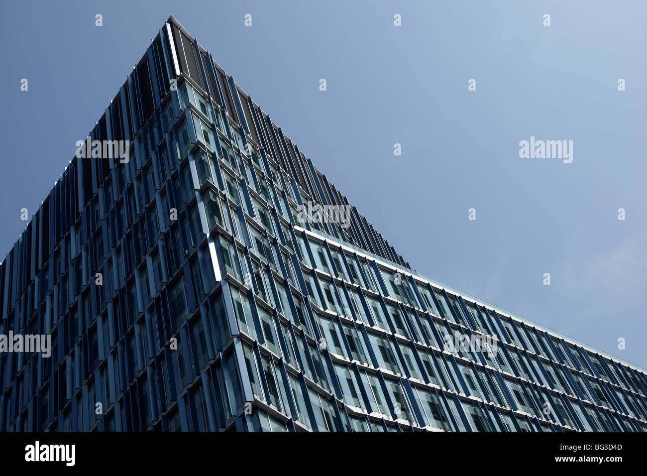 Blue Fin Building Stock Photo - Alamy