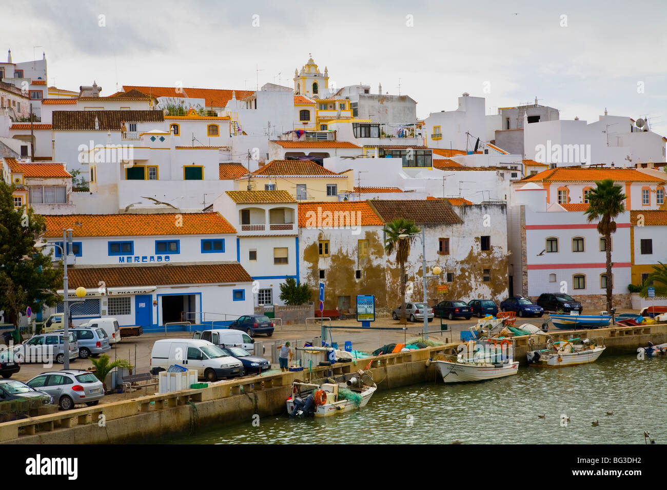 The algarve village of Ferragudo Stock Photo - Alamy