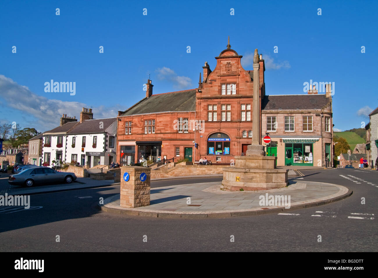 Melrose Town Scottish Borders High Resolution Stock Photography and ...