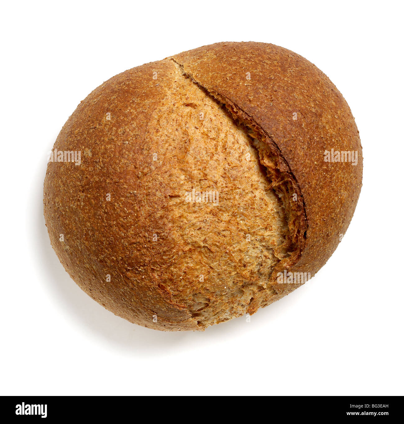Round loaf bread in Cut Out Stock Images & Pictures - Alamy