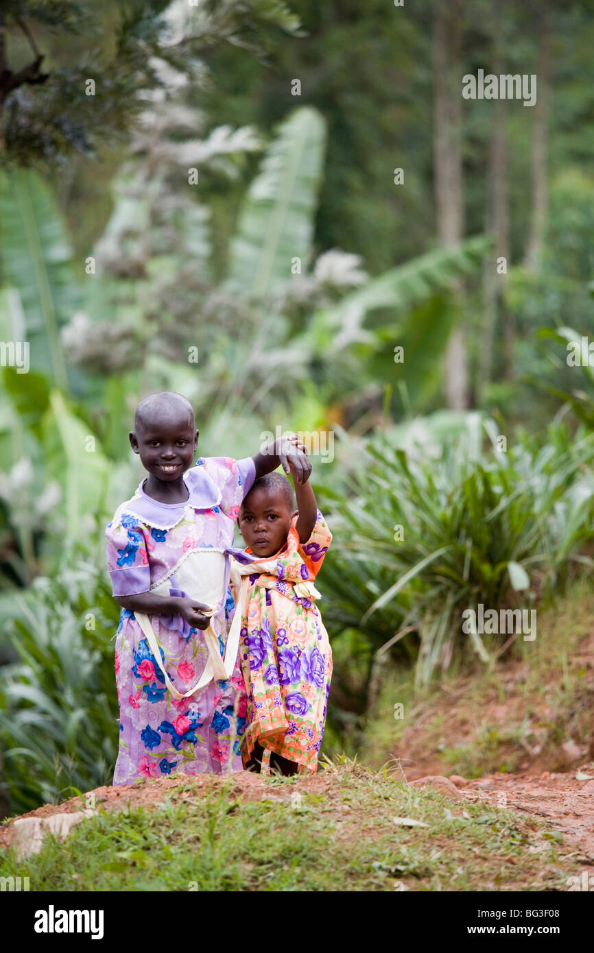 Village of Masango, Province of Cibitoke, Burundi, Africa Stock Photo ...