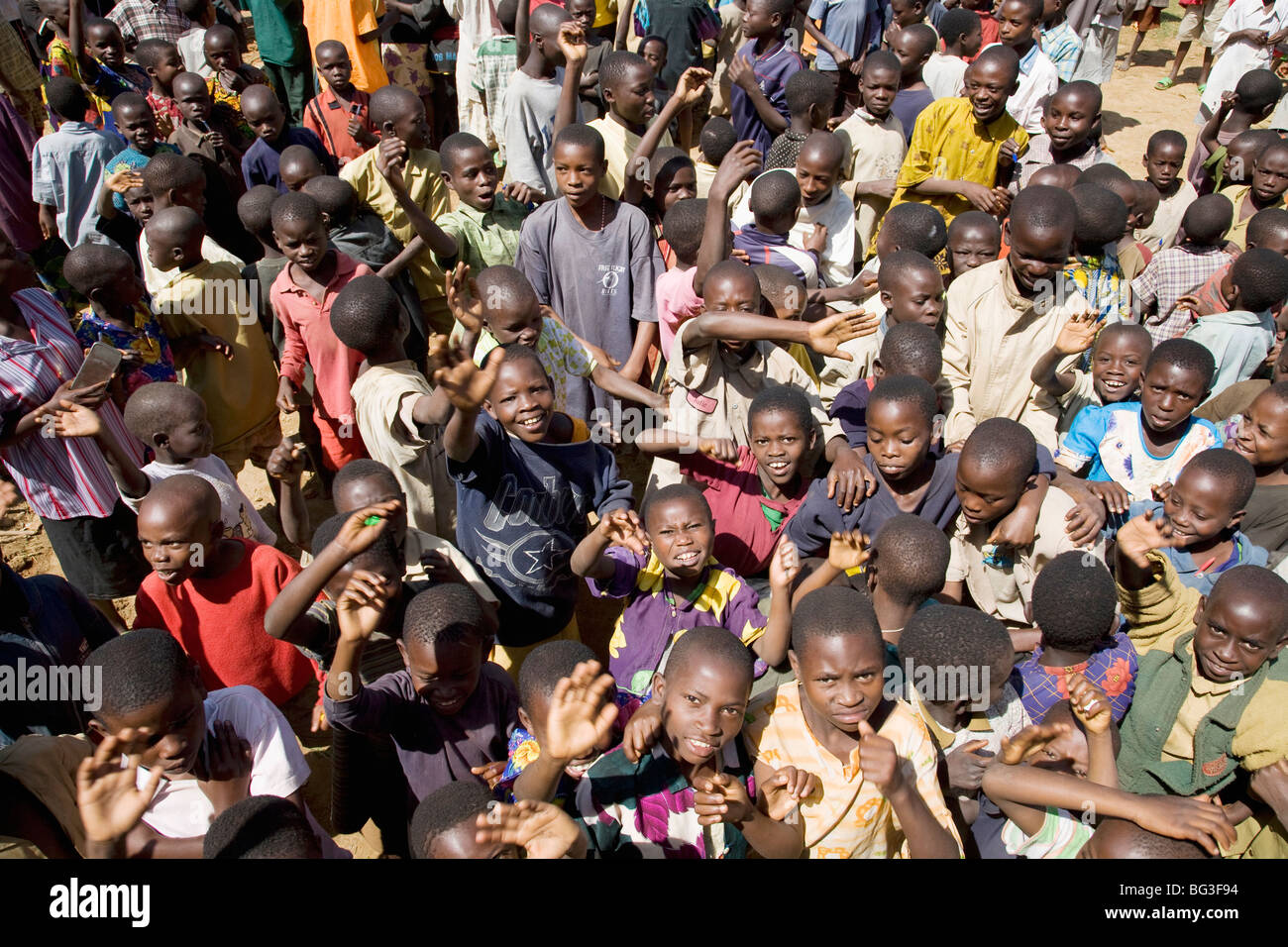 Village of Masango, Province of Cibitoke, Burundi, Africa Stock Photo ...