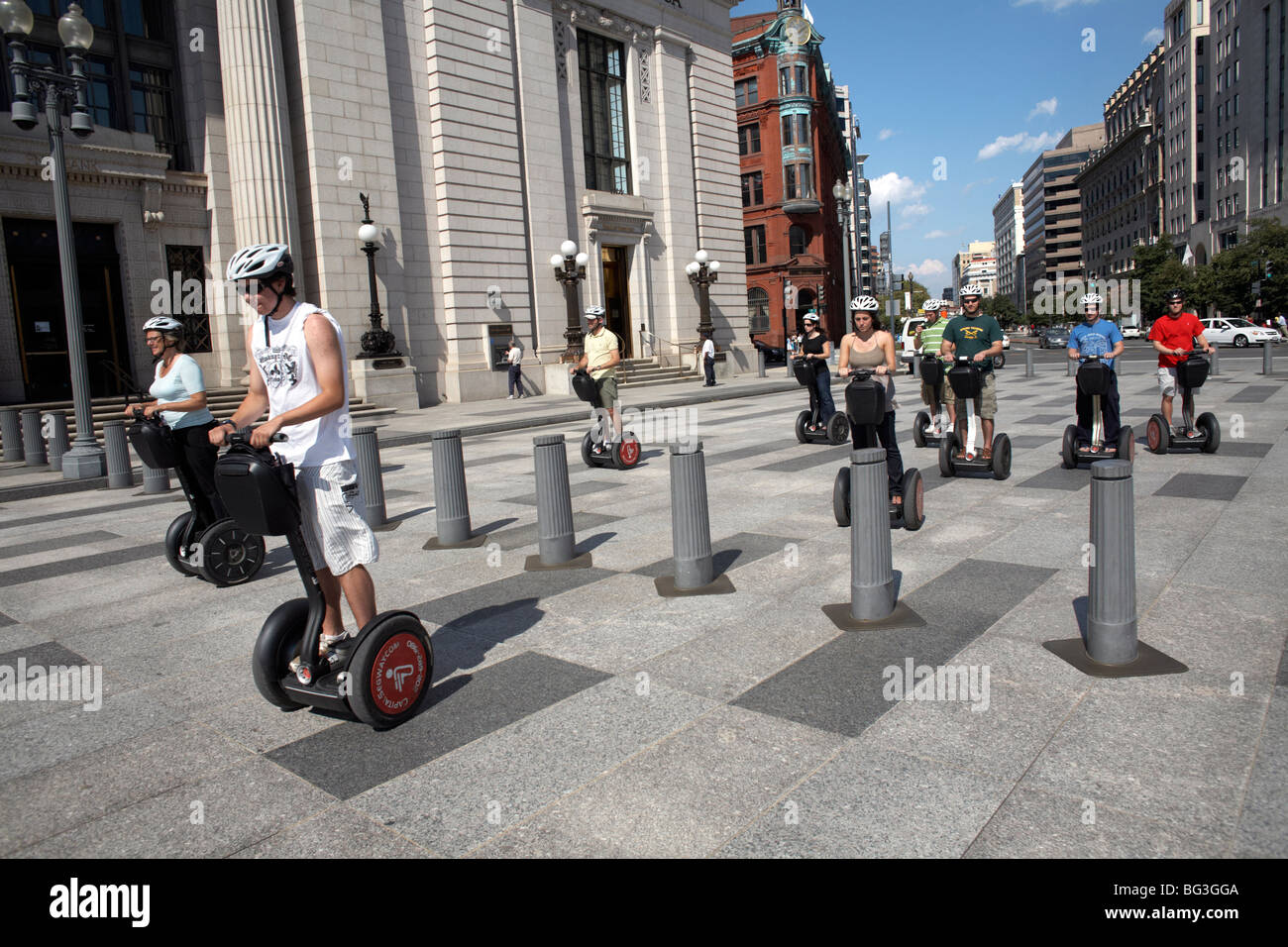 People ride Segway Personal Transporters in Washington D.C, United ...
