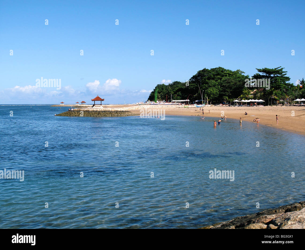 Sanur beach, Bali, Indonesia Stock Photo - Alamy