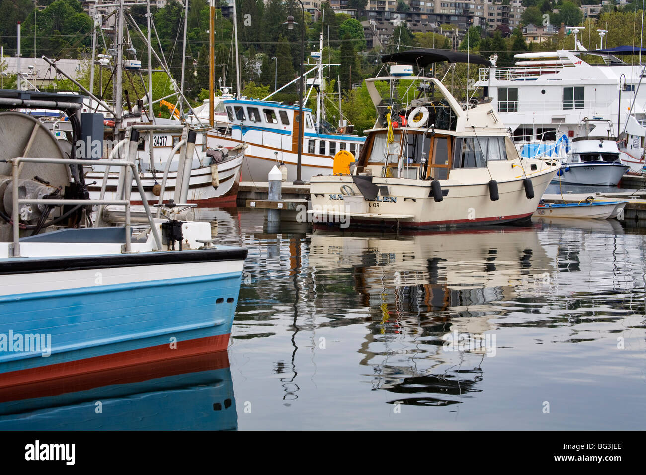 Fishermen's Terminal, Seattle, Washington State, United States of ...