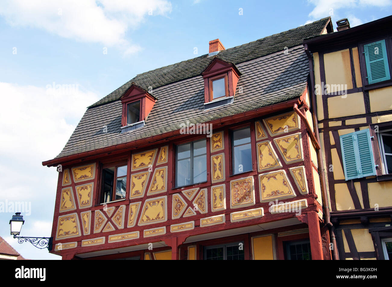 Colorful timber house hi-res stock photography and images - Alamy