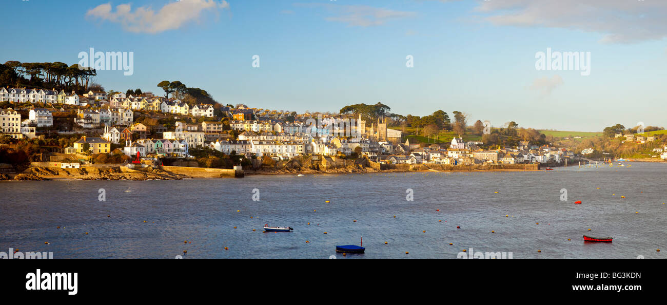 Fowey waterfront panoramic hi-res stock photography and images - Alamy
