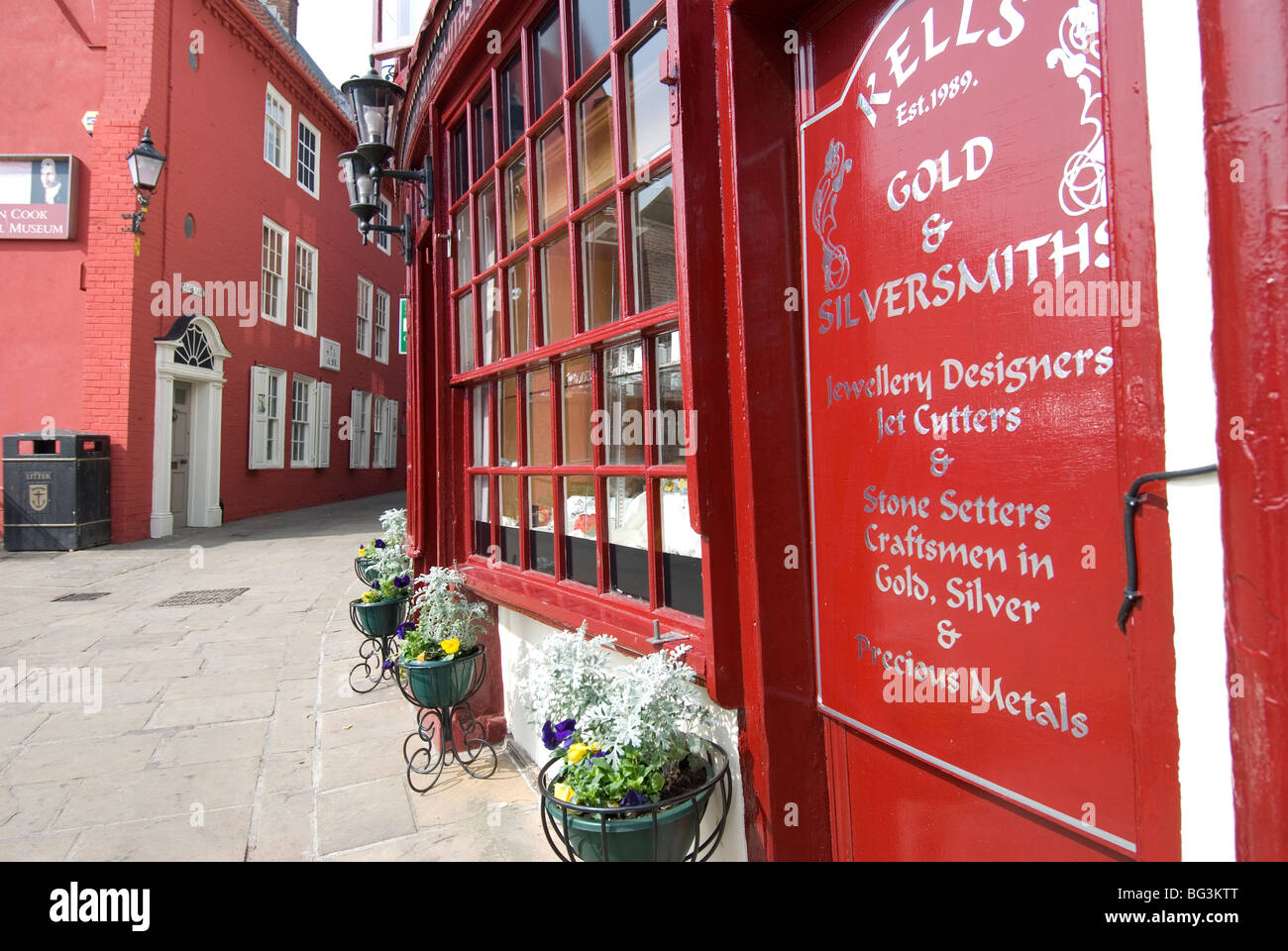 Shops, Whitby, North Yorkshire, England Stock Photo - Alamy