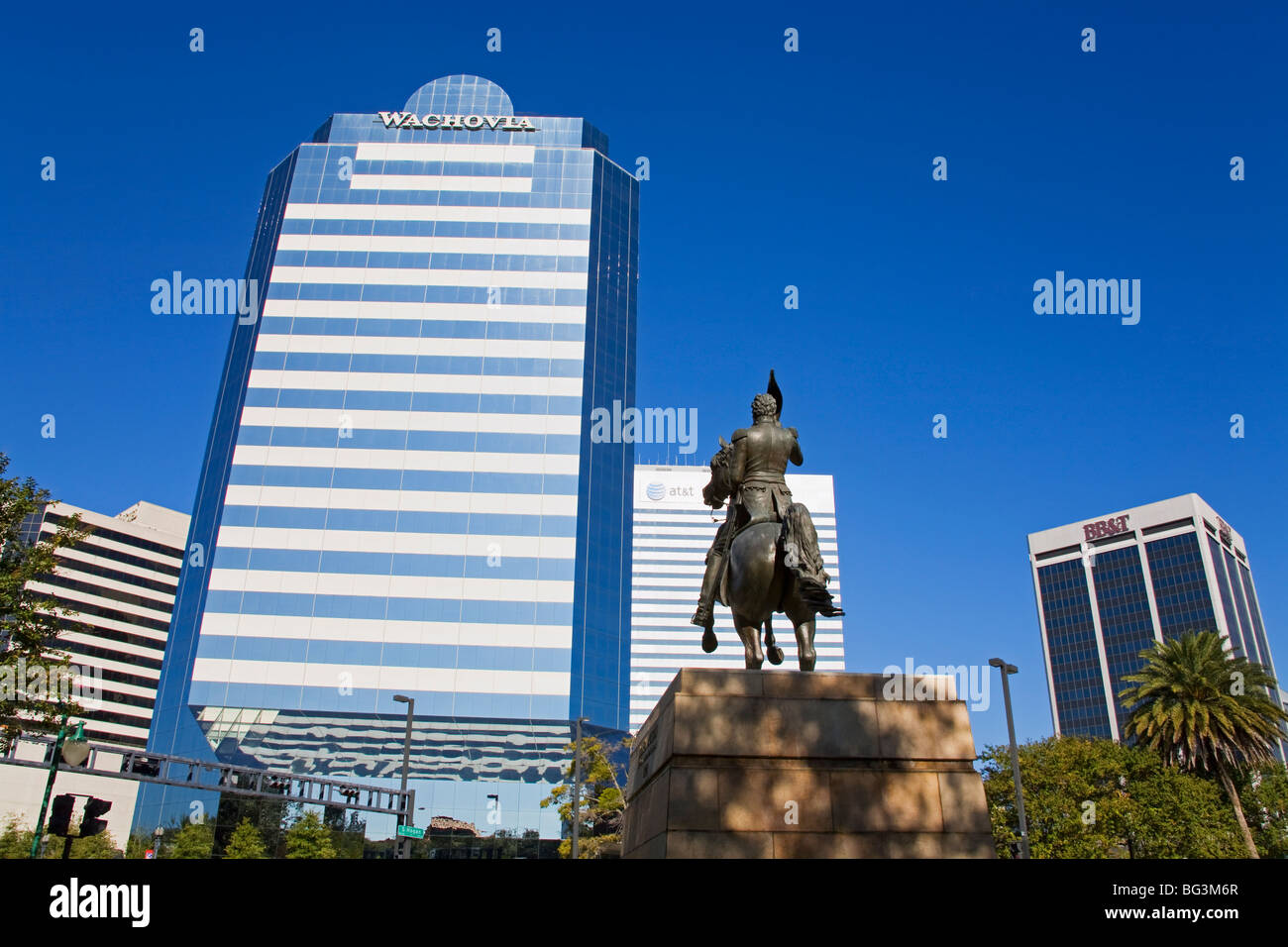 Andrew Jackson statue, Jacksonville, Florida, United States of America ...