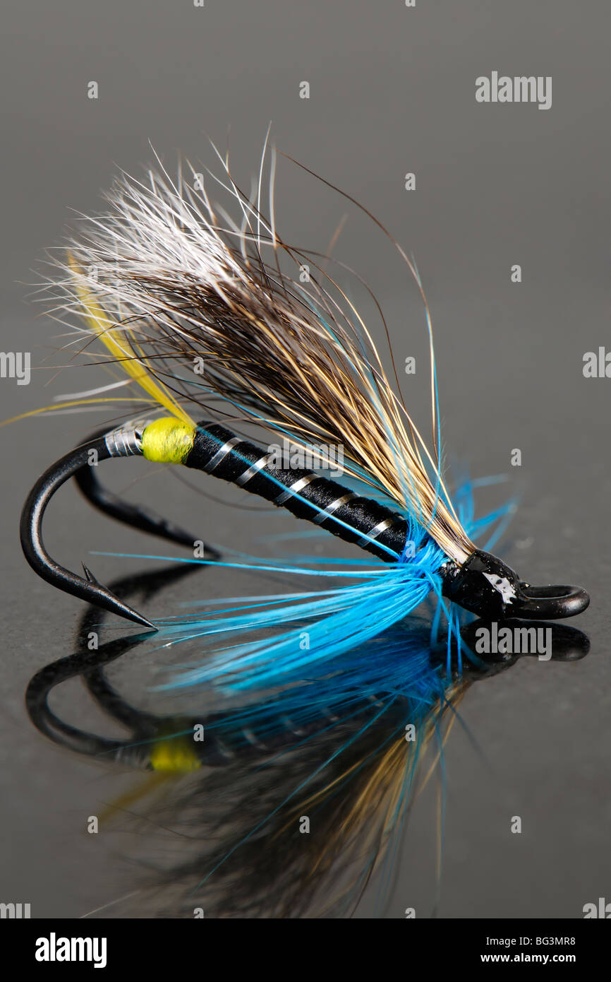 Fly fishing attractor flies hi-res stock photography and images - Alamy