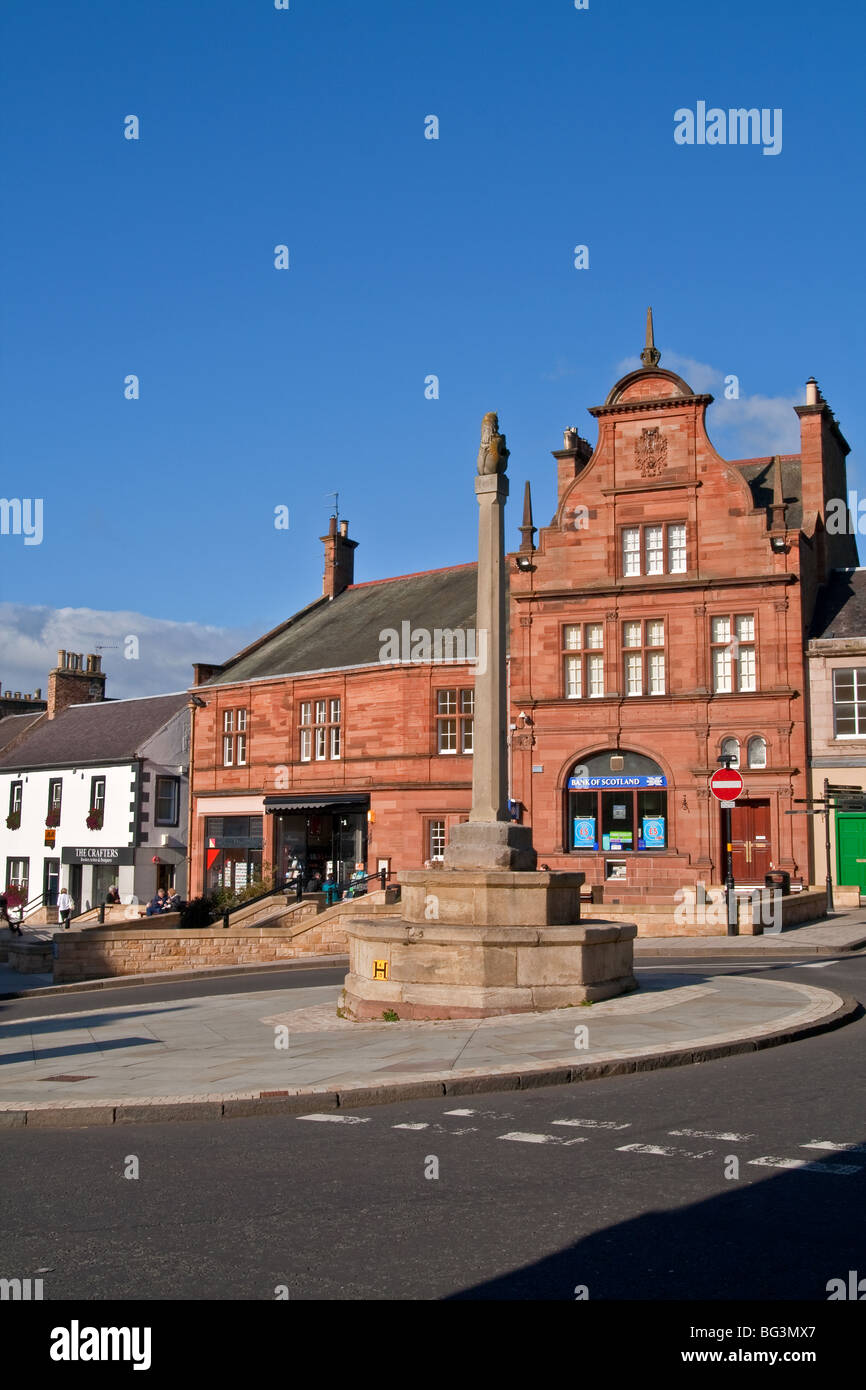 Melrose town centre borders scotland hi-res stock photography and ...