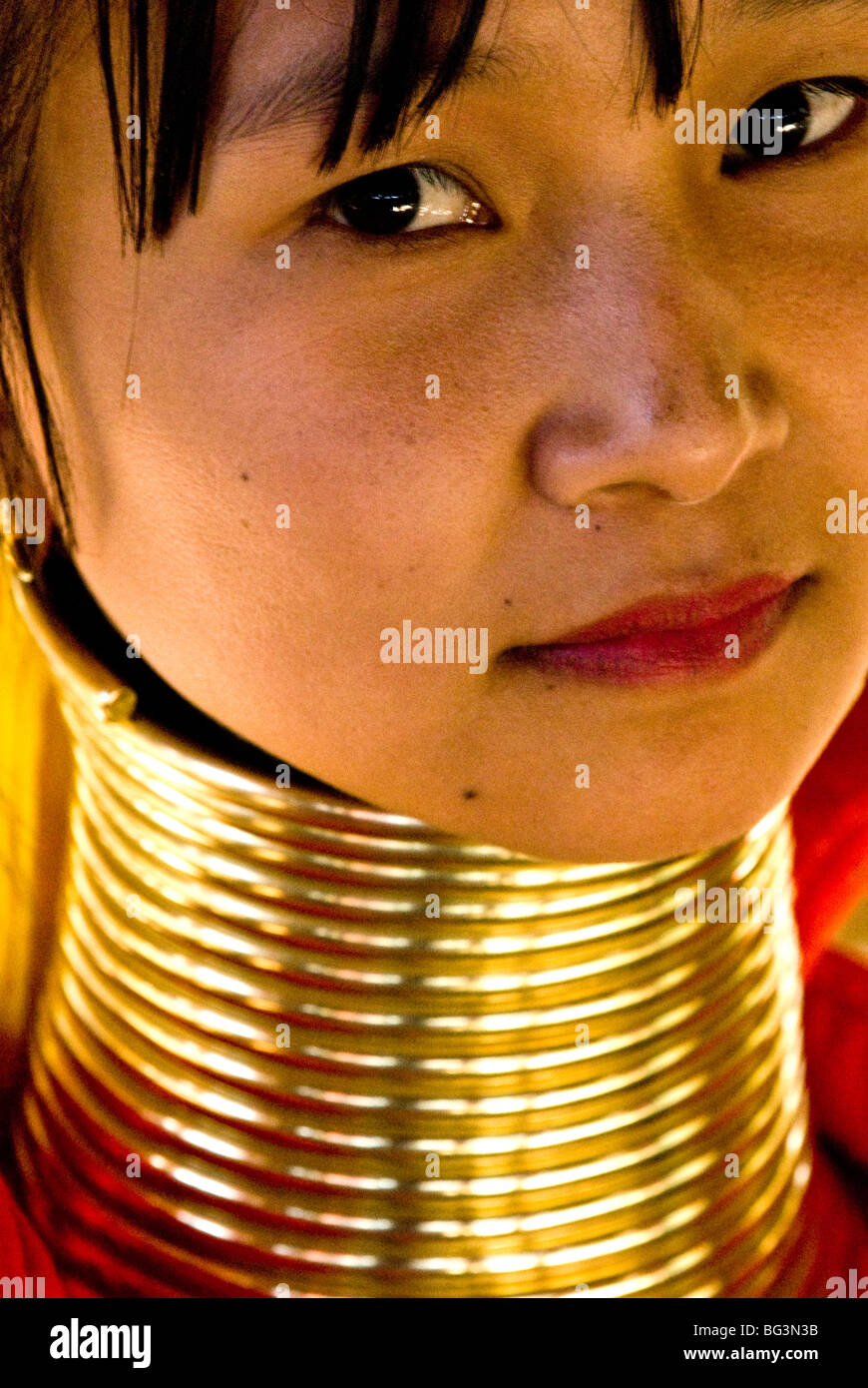 Body adornment neck hi-res stock photography and images - Alamy