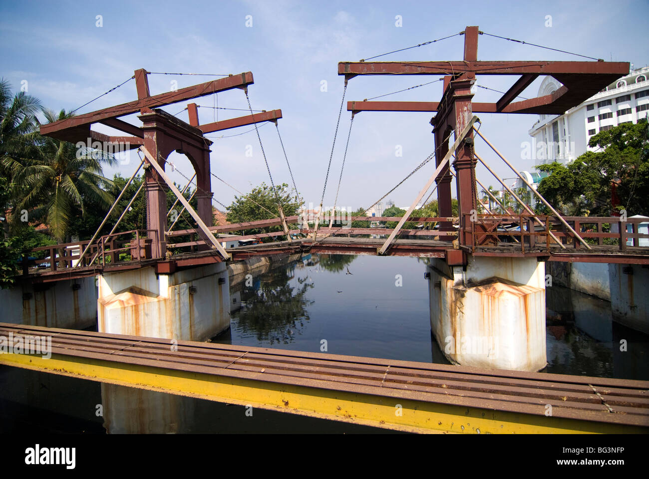 Oldest bridge in Jakarta, Batavia, Jakarta, Java, Indonesia, Southeast ...