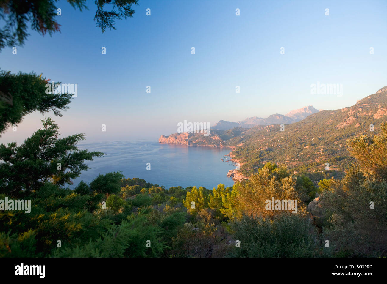 Cala de Deia, north coast of Majorca, Balearic Islands, Spain ...